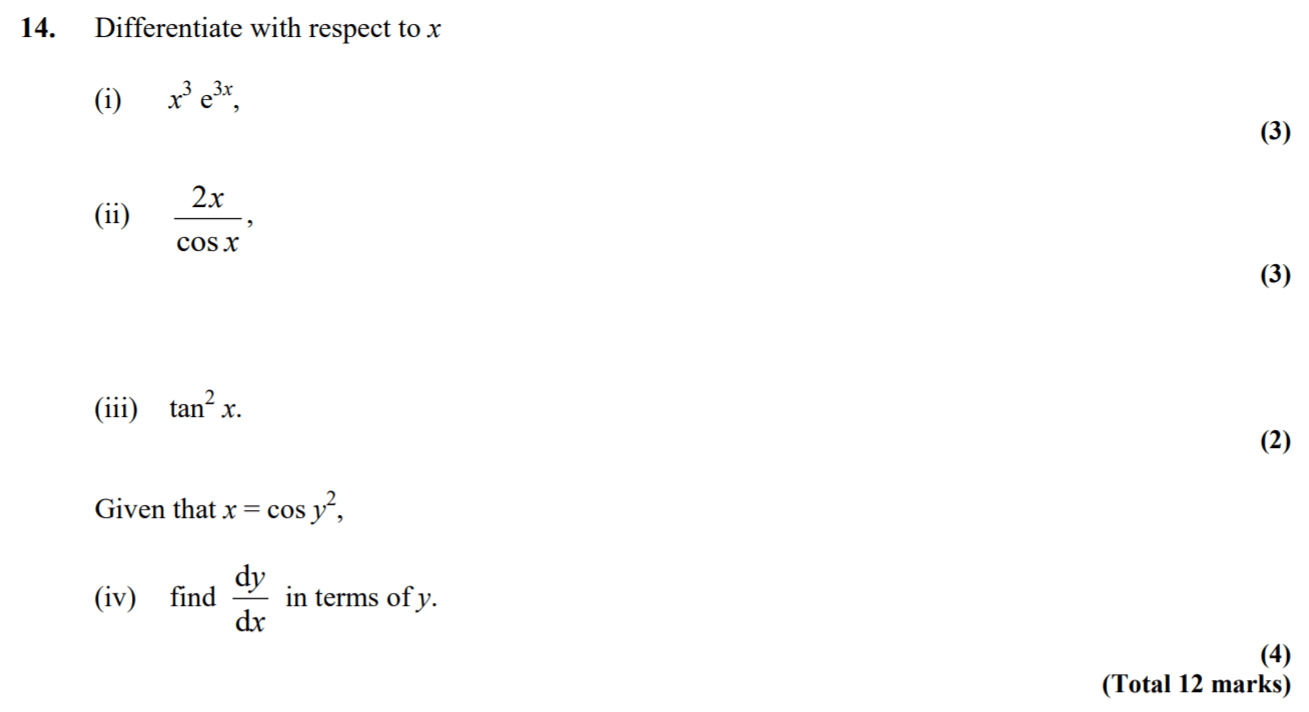 Differentiation Product & Quotient Rule - Kappa Maths | Resources for A ...