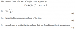 Differentiation modelling - Kappa Maths | Resources for A Levels & GCSE ...