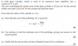 Differentiation modelling - Kappa Maths | Resources for A Levels & GCSE ...