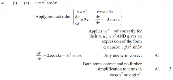 Differentiation Product & Quotient Rule - Kappa Maths | Resources for A ...