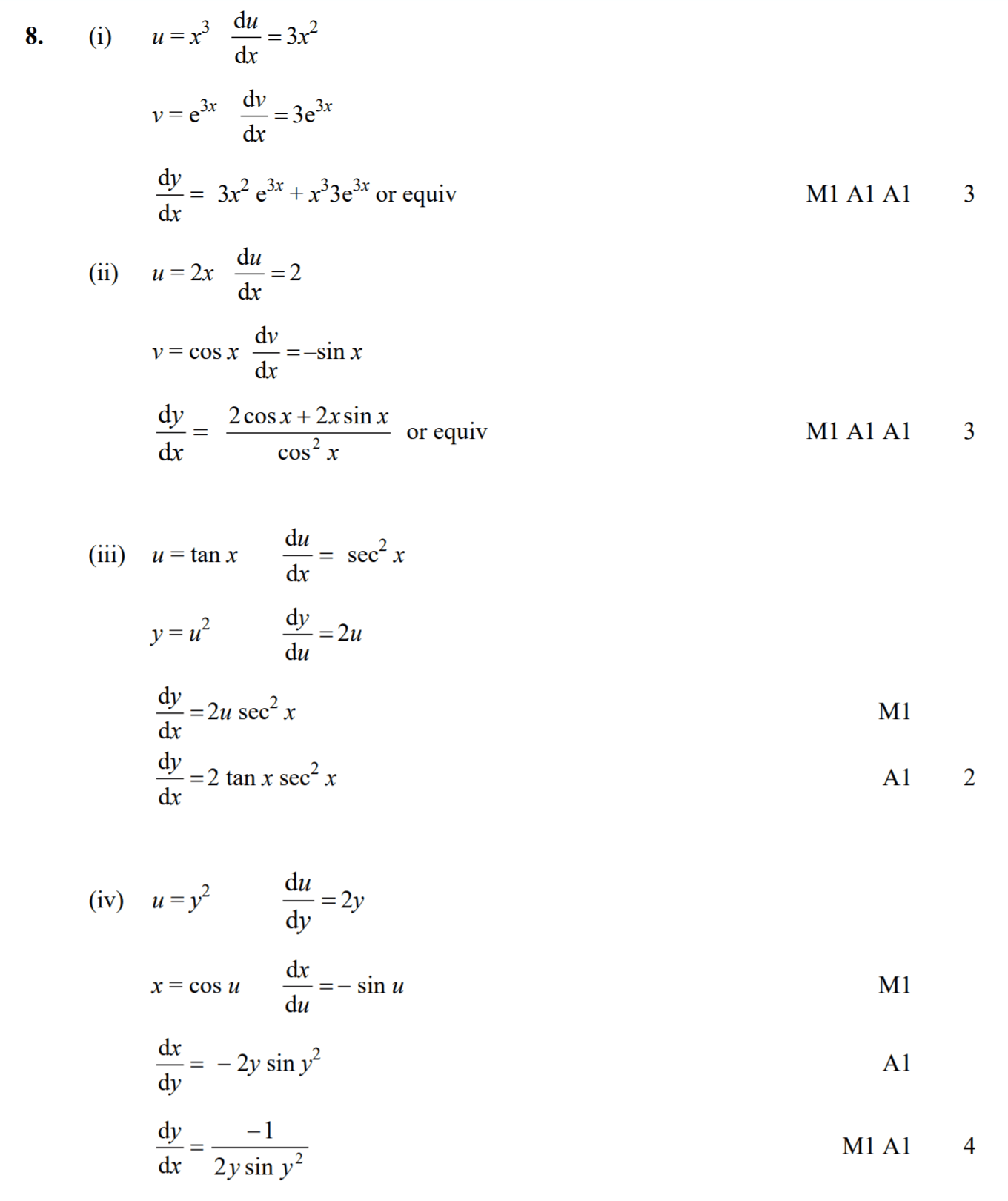 Differentiation Chain Rule - Kappa Maths | Resources for A Levels ...